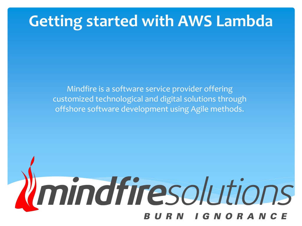 PPT - Getting started with AWS Lambda PowerPoint Presentation, free ...