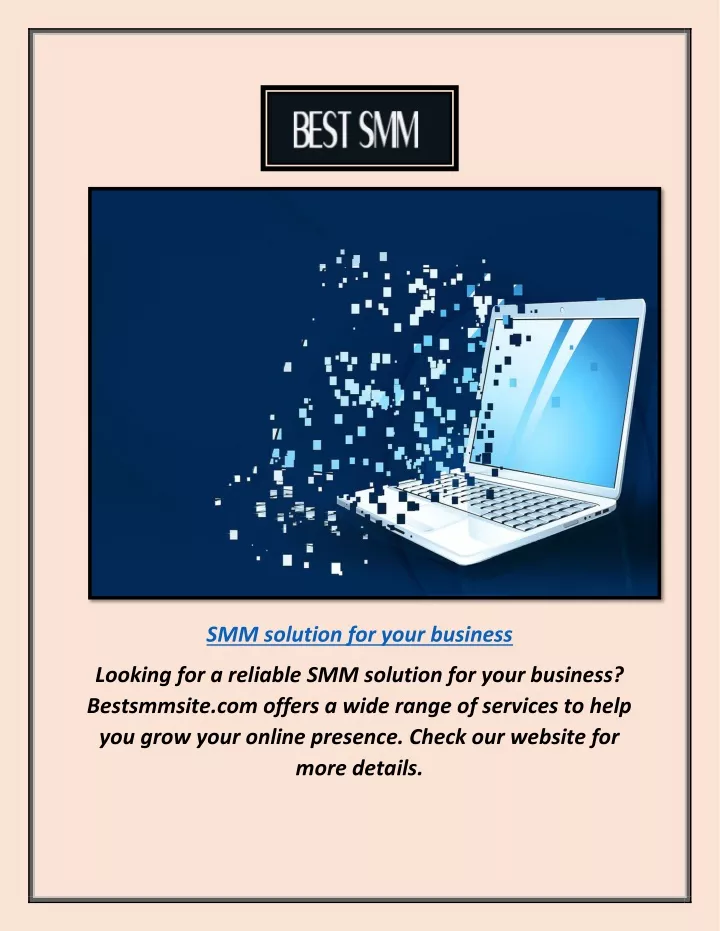 PPT - Smm Solution for Your Business | Bestsmmsite.com PowerPoint ...