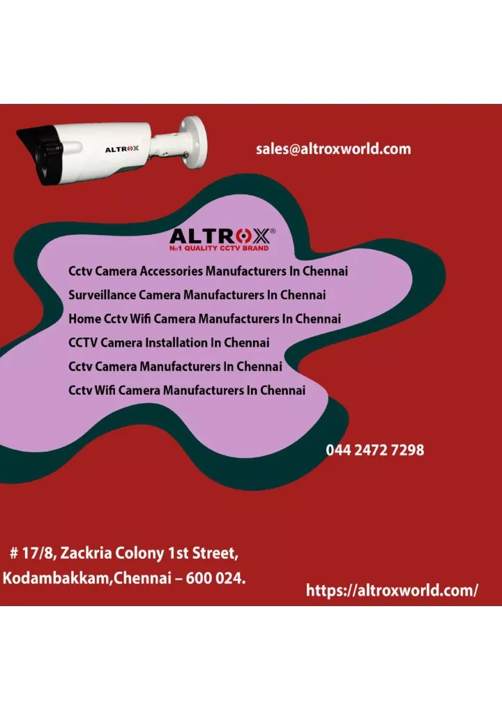 PPT - Cctv Camera Manufacturers In Chennai (2) PowerPoint Presentation ...