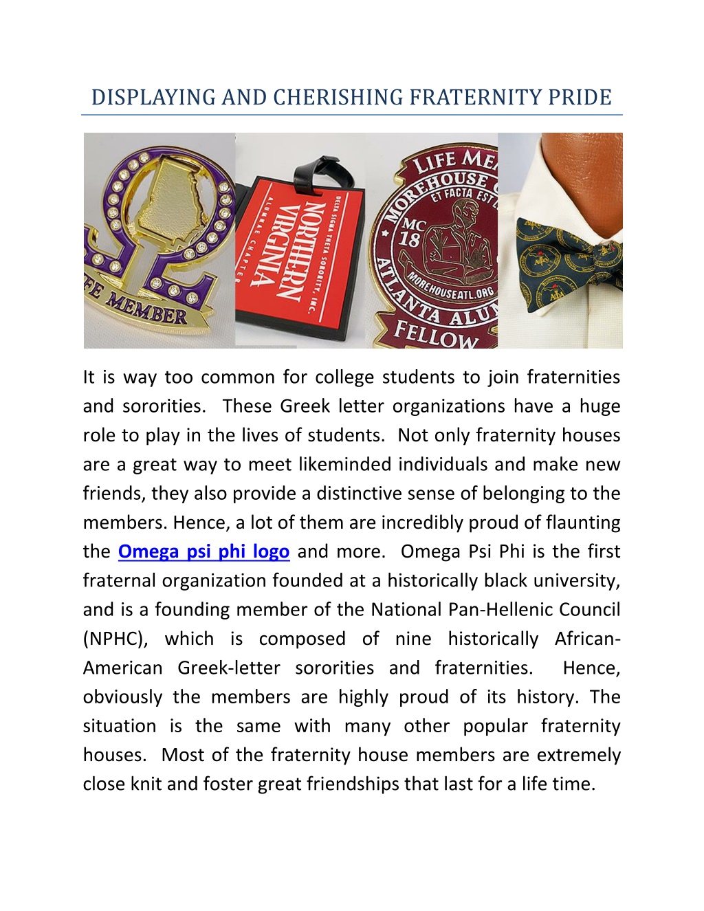 PPT - Displaying And Cherishing Fraternity Pride PowerPoint ...