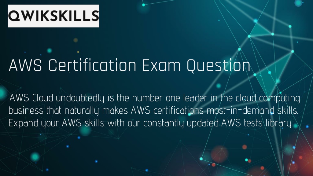 PPT - AWS Certification Exam Question PowerPoint Presentation, free ...