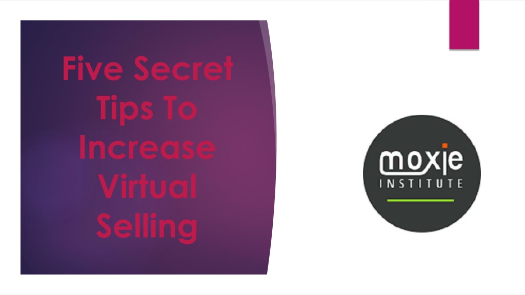 PPT - Five Secret Tips To Increase Virtual Selling PowerPoint ...