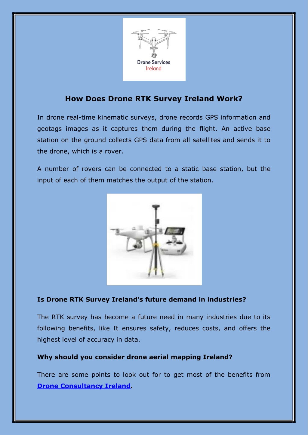 PPT - How Does Drone RTK Survey Ireland Work? PowerPoint Presentation ...