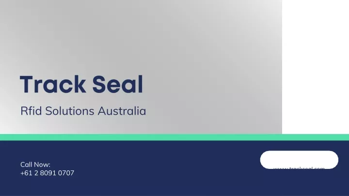 PPT - Track Seal PowerPoint Presentation, free download - ID:11323972