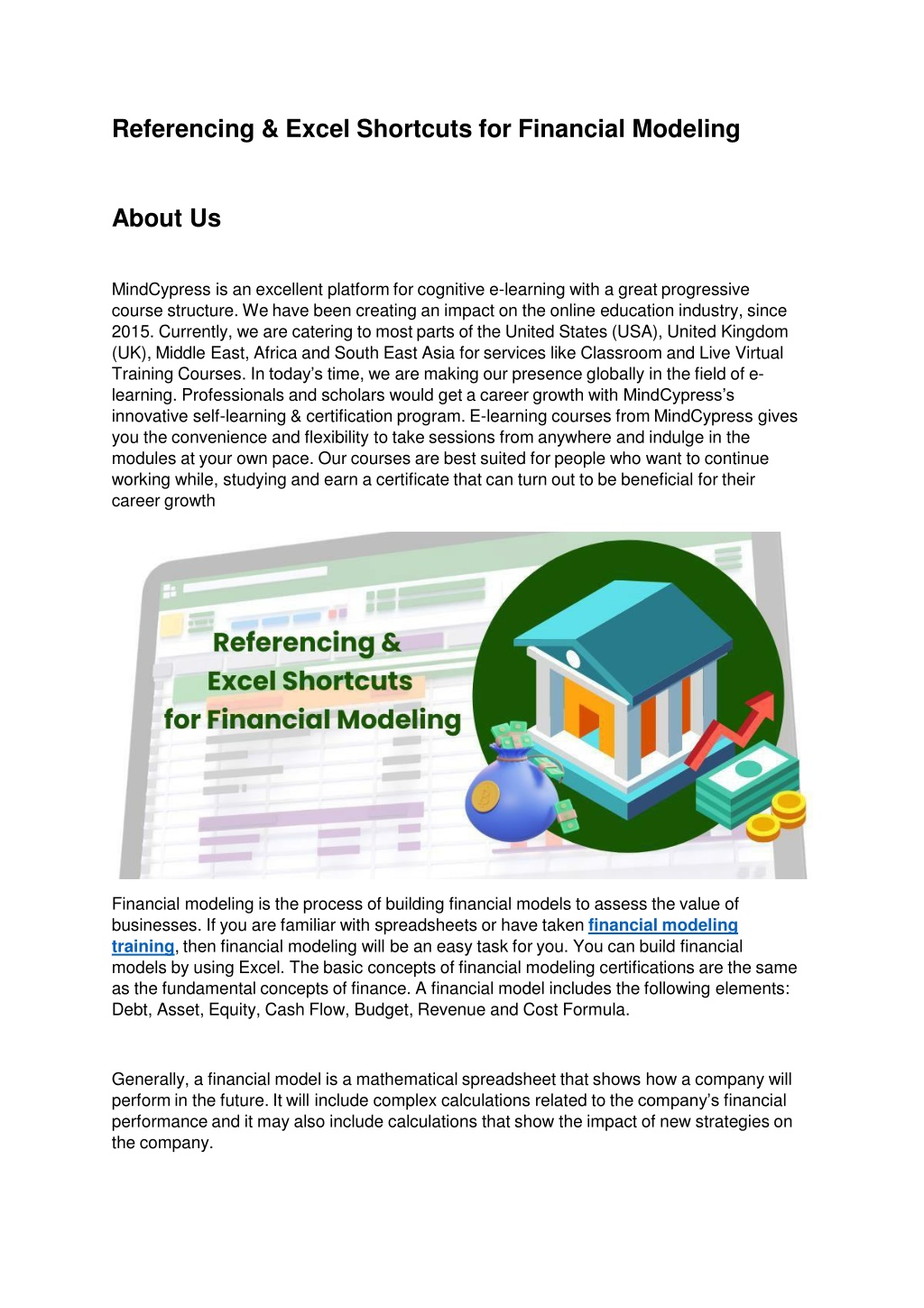 PPT - Referencing & Excel Shortcuts for Financial Modeling PowerPoint ...