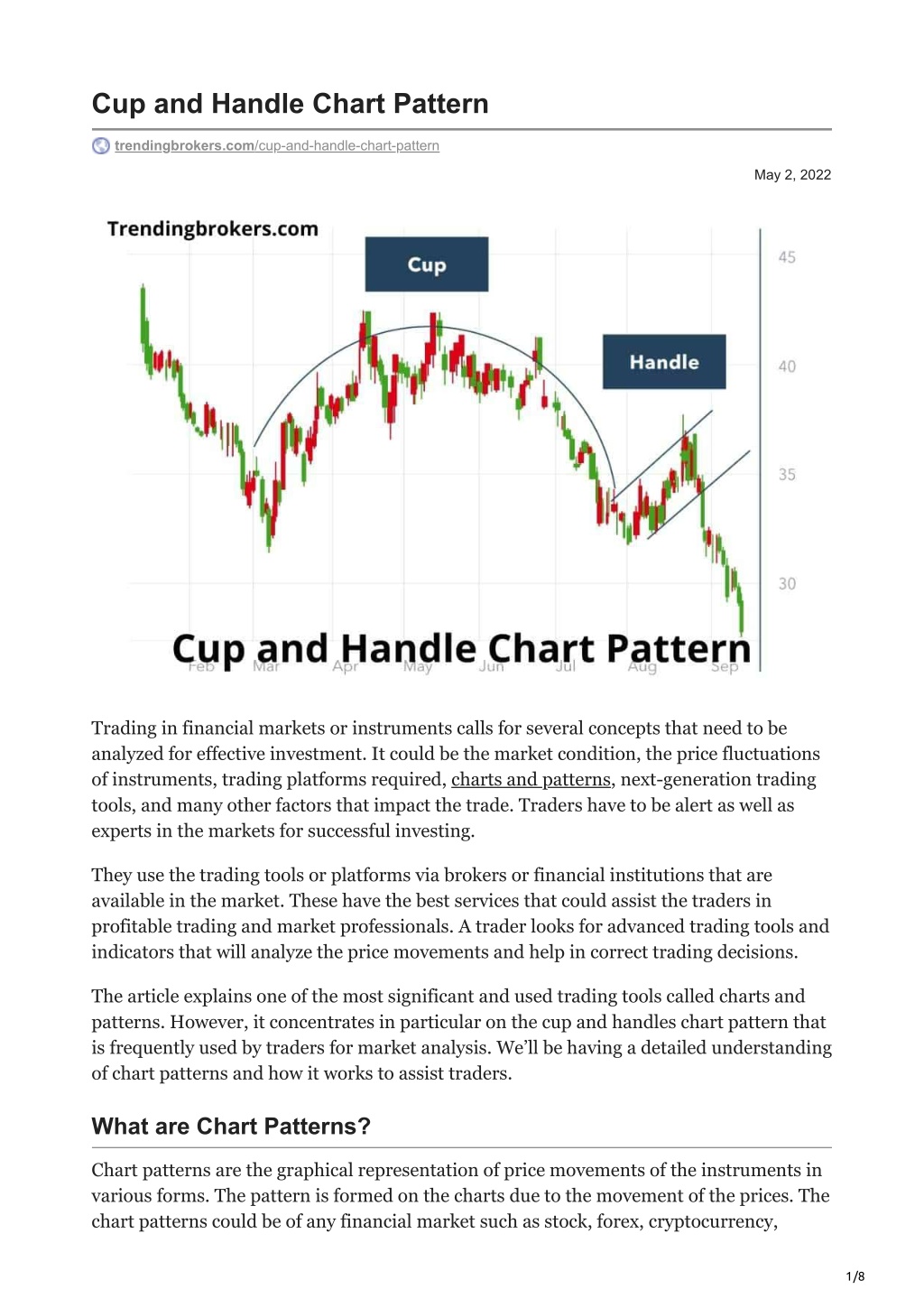 PPT - Cup and Handle Chart Pattern PowerPoint Presentation, free ...