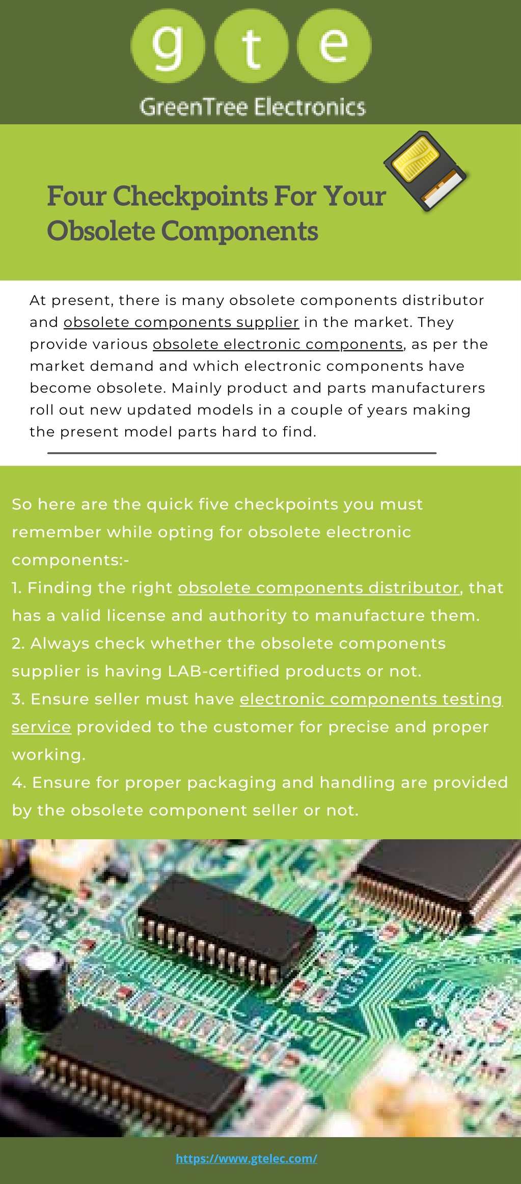 PPT - Four Checkpoints For Your Obsolete Components PowerPoint ...