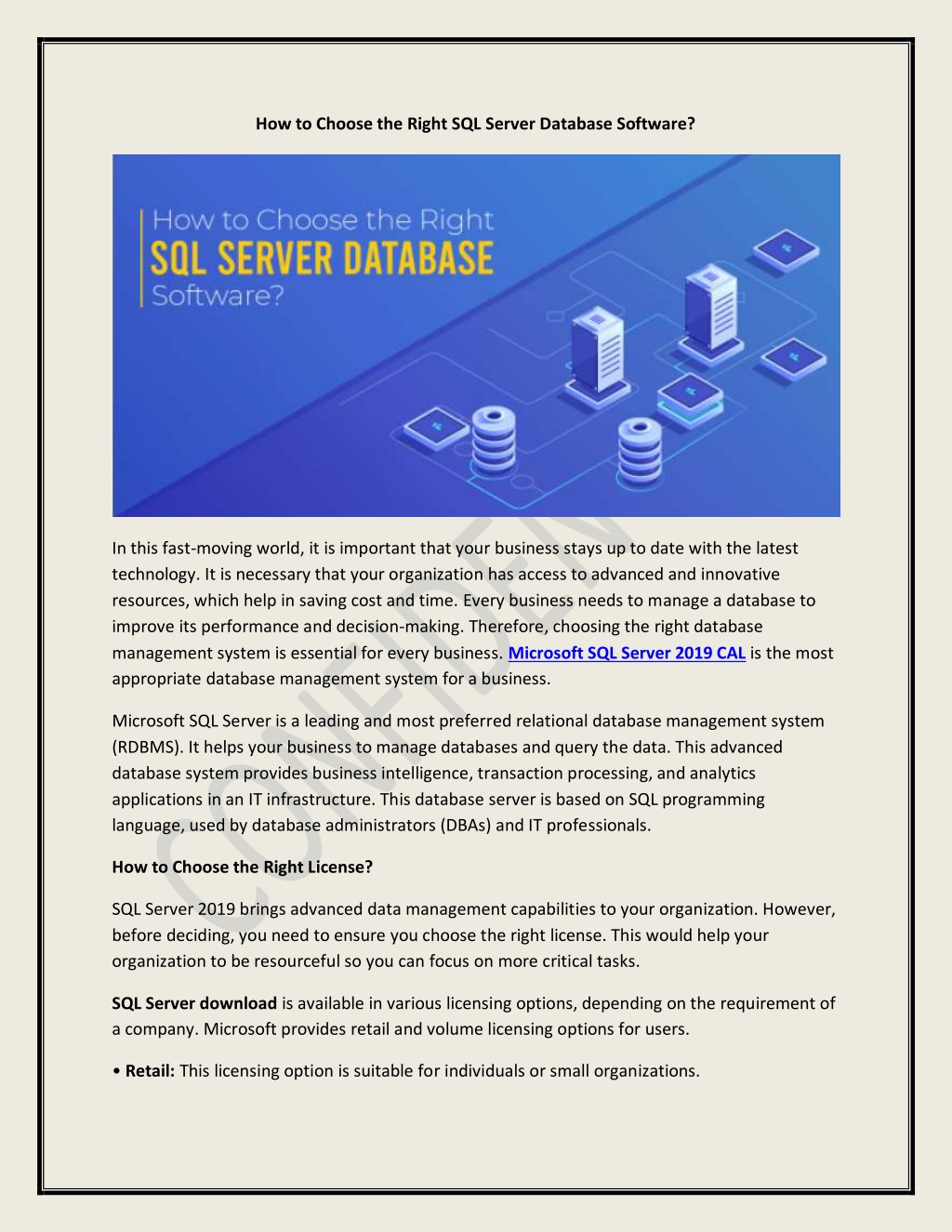 PPT - SQL Server Database Software PowerPoint Presentation, free download - ID:11338876