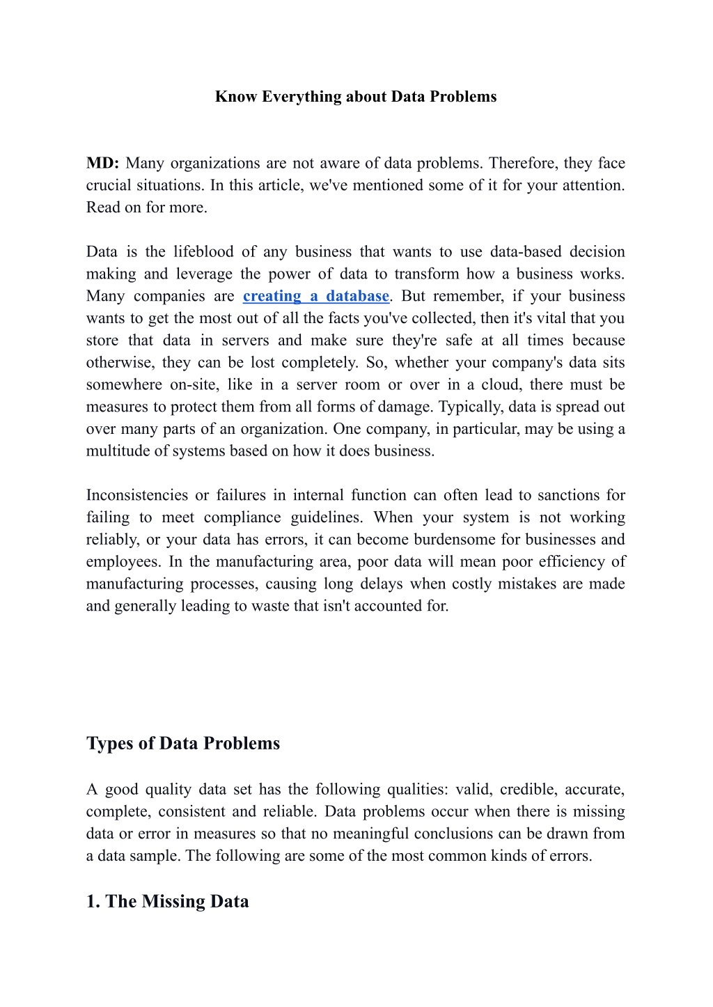 PPT - Know Everything about Data Problems PowerPoint Presentation, free ...