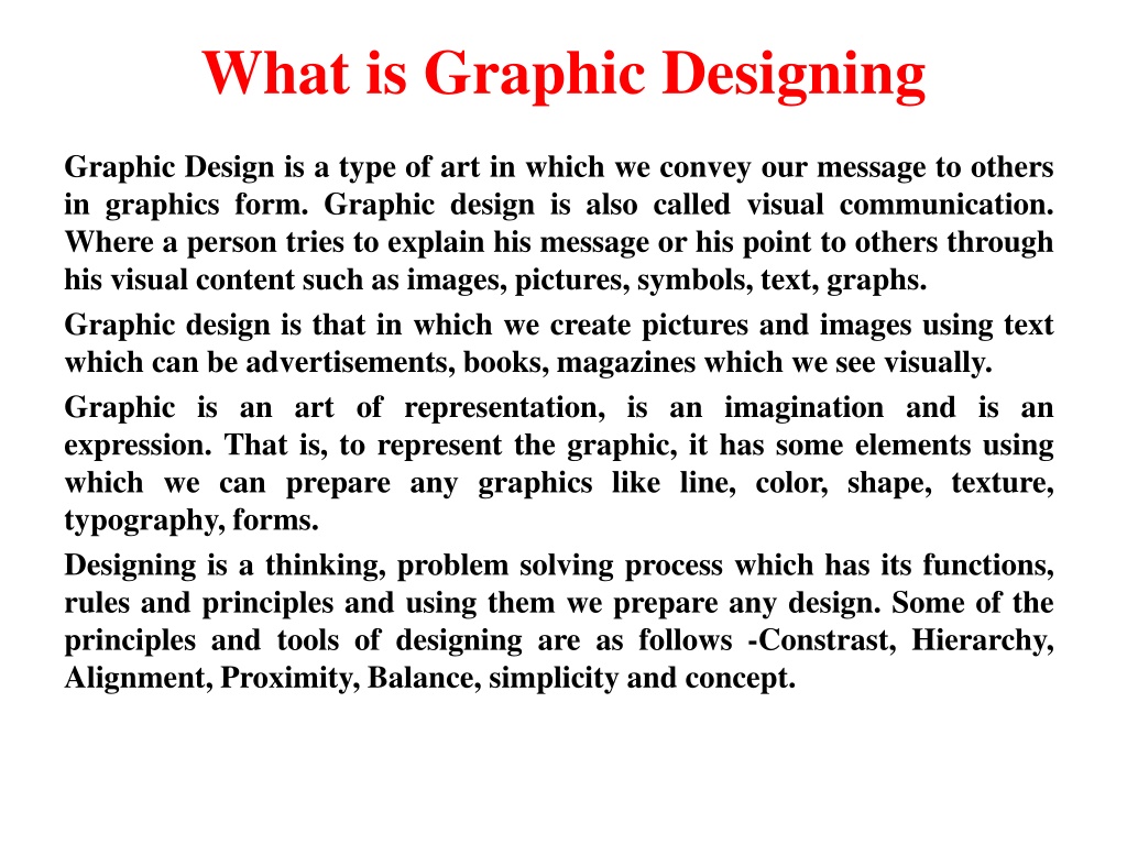PPT - Graphic Designing and its Importance - Capacious Technologies ...