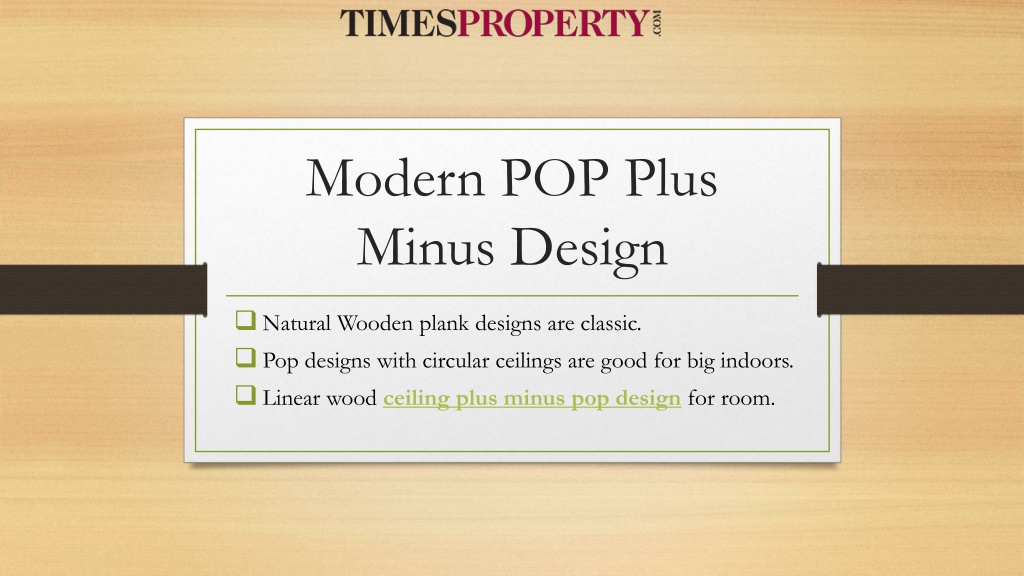 PPT - Modern POP Plus Minus Design for new home PowerPoint Presentation ...