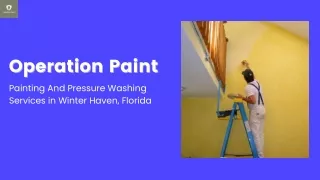 Operation Paint Online Presentations Channel