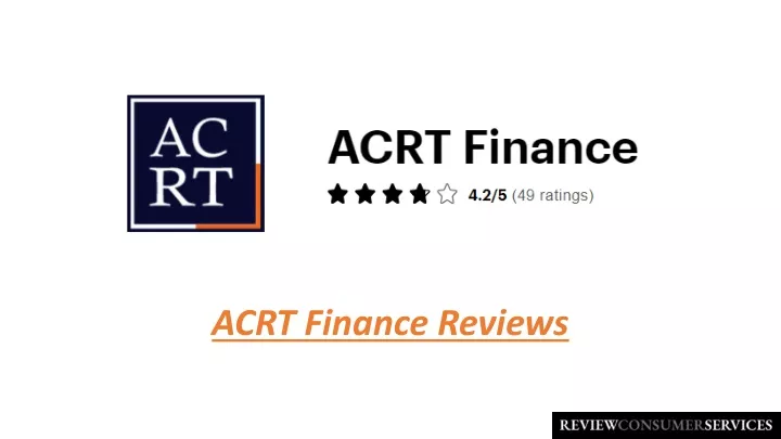 PPT - ACRT Financial Reviews PowerPoint Presentation, free download ...