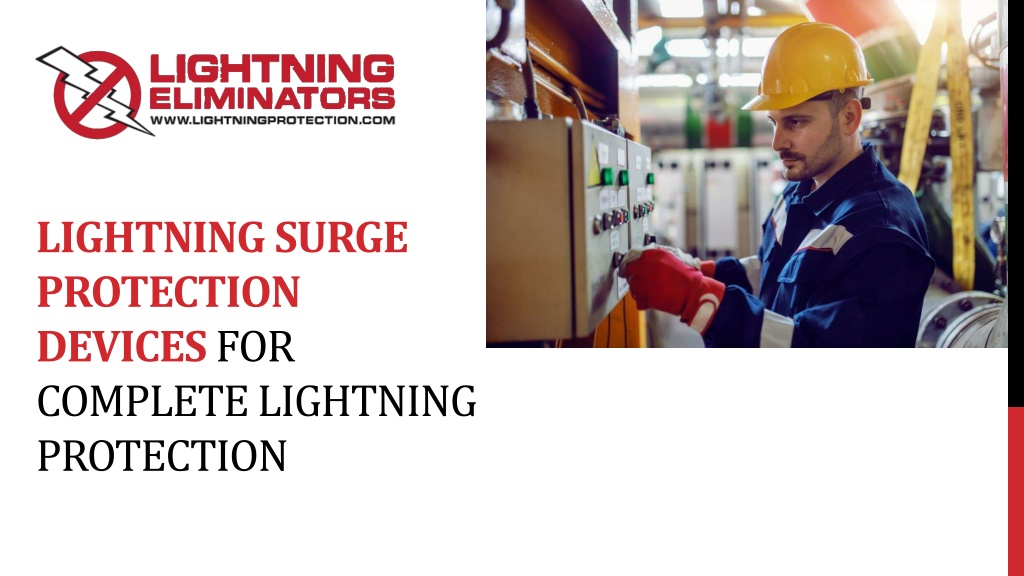 PPT - Lightning Surge Protection Devices - For Complete Lightning ...