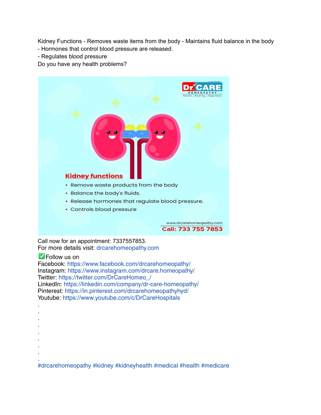PPT - Kidney Functions - Removes waste items from the body - Maintains ...