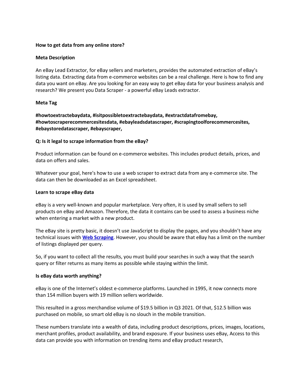 PPT - How to get data from any online store-converted PowerPoint ...