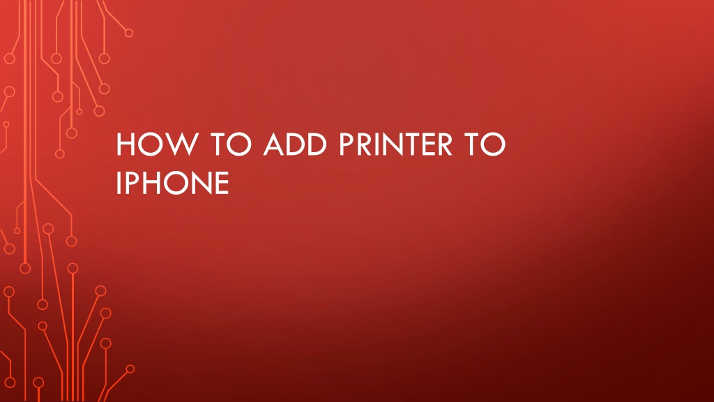 PPT - how to add printer to iphone PowerPoint Presentation, free ...