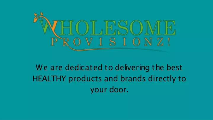 PPT - cleaning house products- Wholesome Provisionz (1) PowerPoint ...