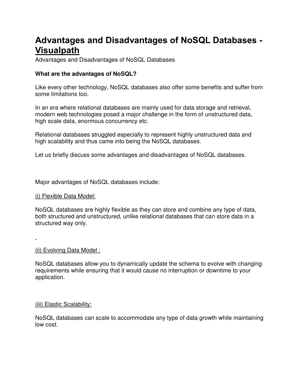 PPT - Advantages and Disadvantages of NoSQL Databases PowerPoint ...