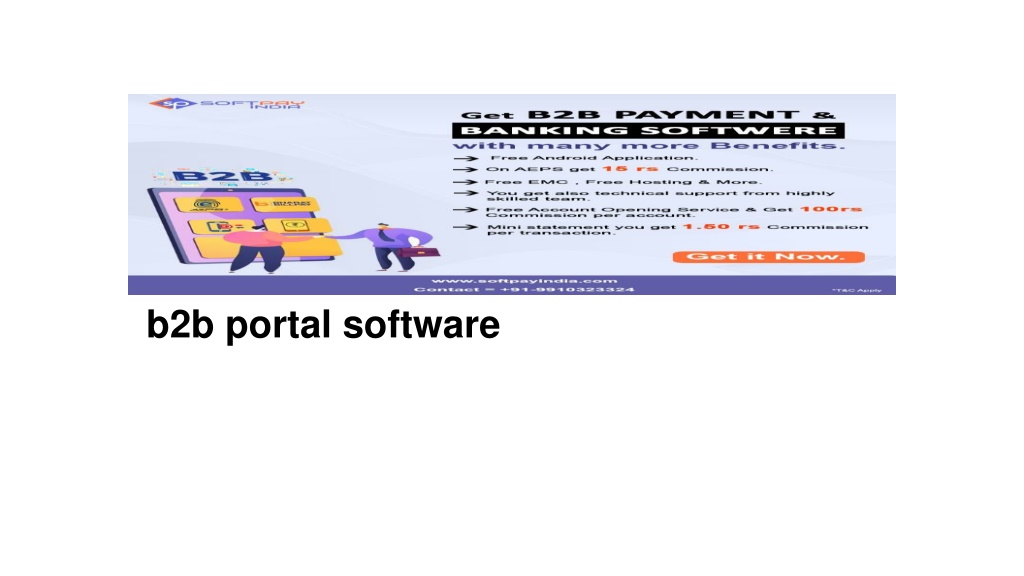 PPT - b2b portal software PowerPoint Presentation, free download - ID ...