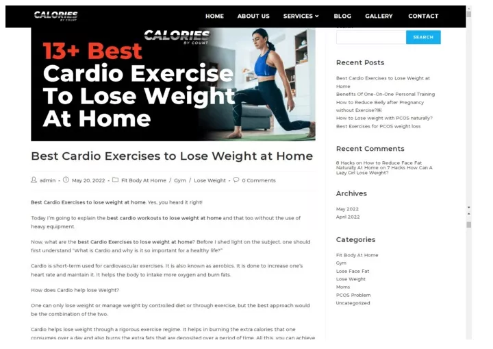 PPT - Best Cardio at homeBest Cardio Exercises to Lose Weight at Home ...