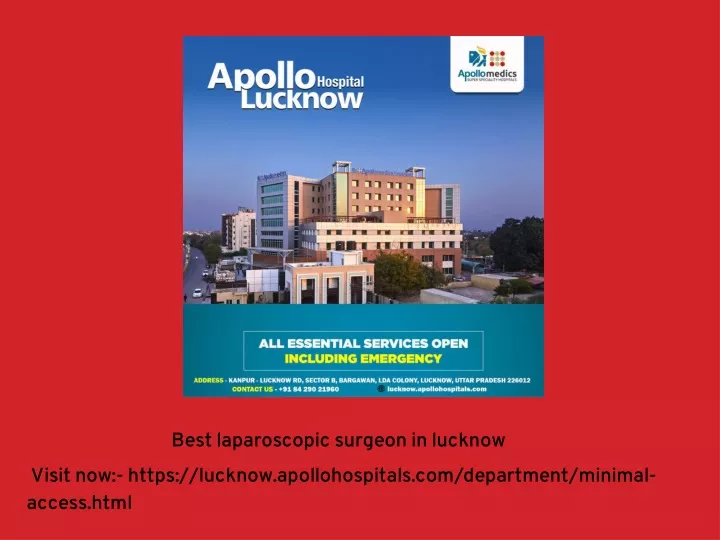 PPT - Best laparoscopic surgeon in Lucknow - Apollo Hospital Lucknow PowerPoint Presentation ...
