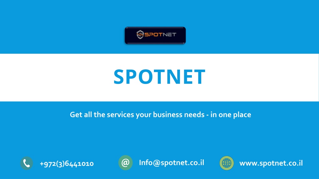 PPT - SpotNet PowerPoint Presentation, free download - ID:11391945