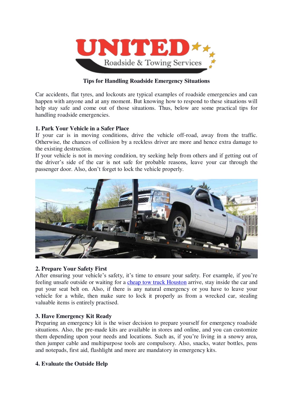 PPT - Tips for Handling Roadside Emergency Situations PowerPoint ...