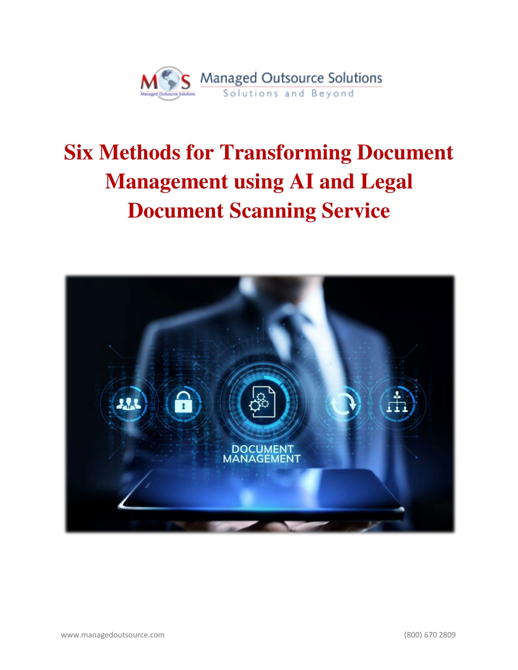 PPT - Six Methods for Transforming Document Management PowerPoint ...
