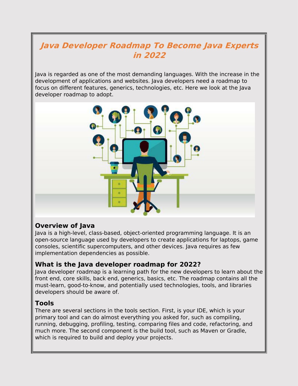 PPT - Java Developer Roadmap To Become Java Experts in 2022 PowerPoint ...