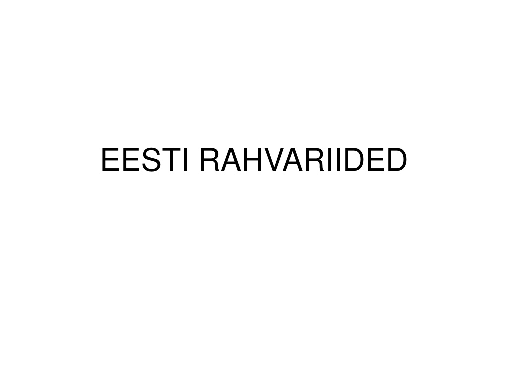 PPT - Eesti rahvariided PowerPoint Presentation, free download - ID ...