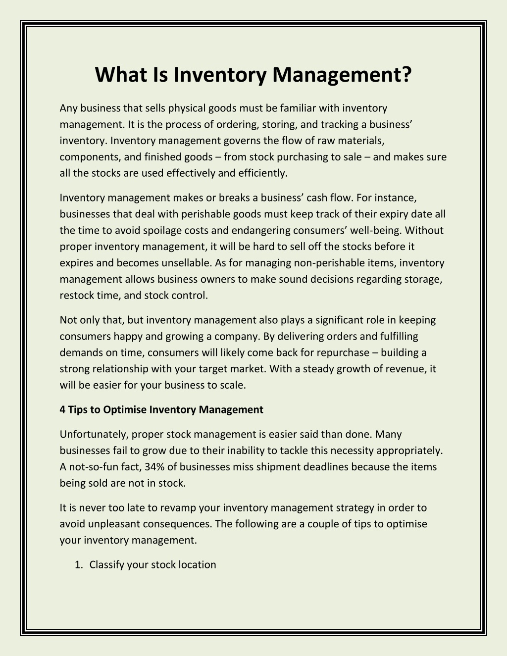 PPT - What Is Inventory Management PowerPoint Presentation, free ...