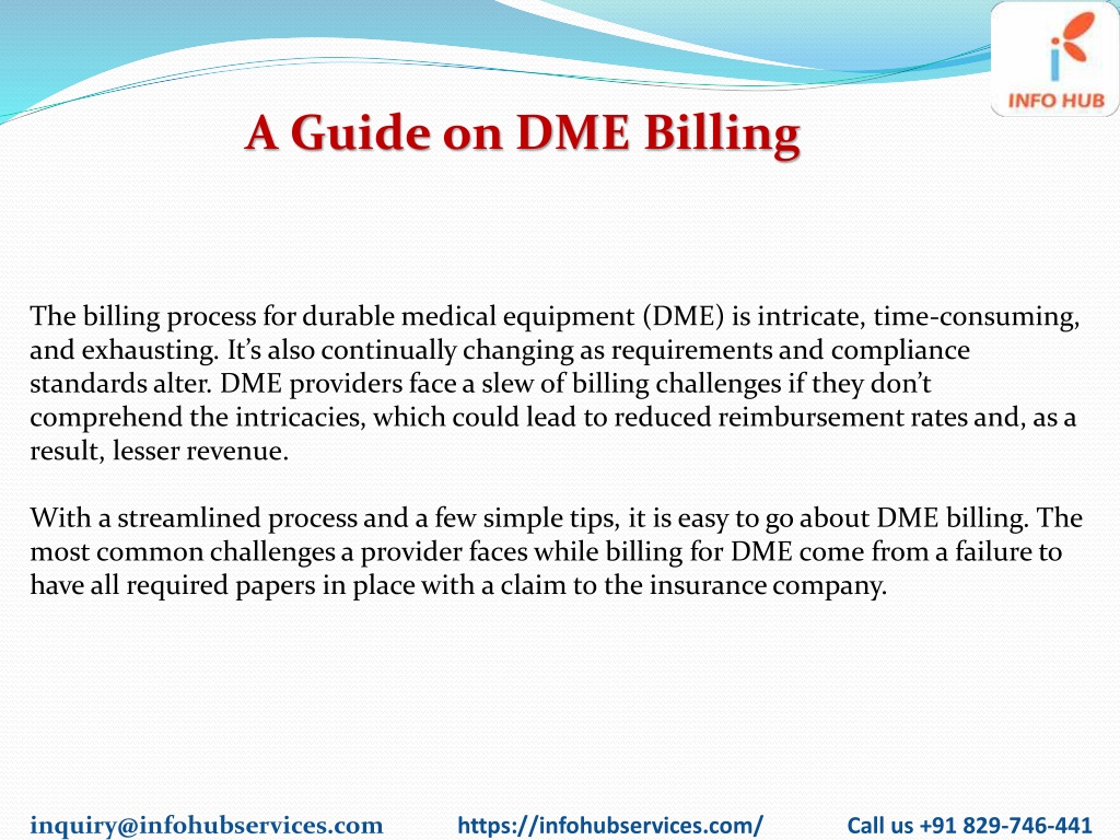 PPT - A Guide on DME BillingPDF PowerPoint Presentation, free download ...