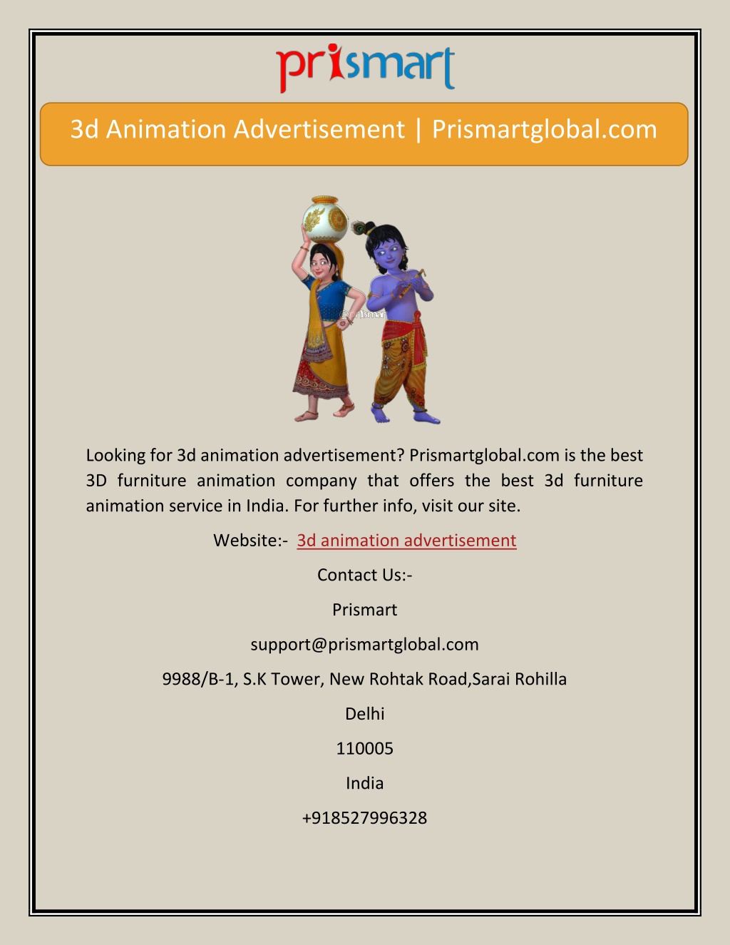 PPT - 3d Animation Advertisement | Prismartglobal.com PowerPoint ...