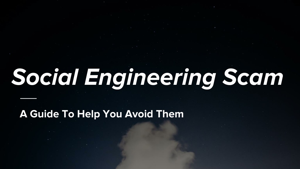 PPT - Social Engineering Scam PowerPoint Presentation, free download ...