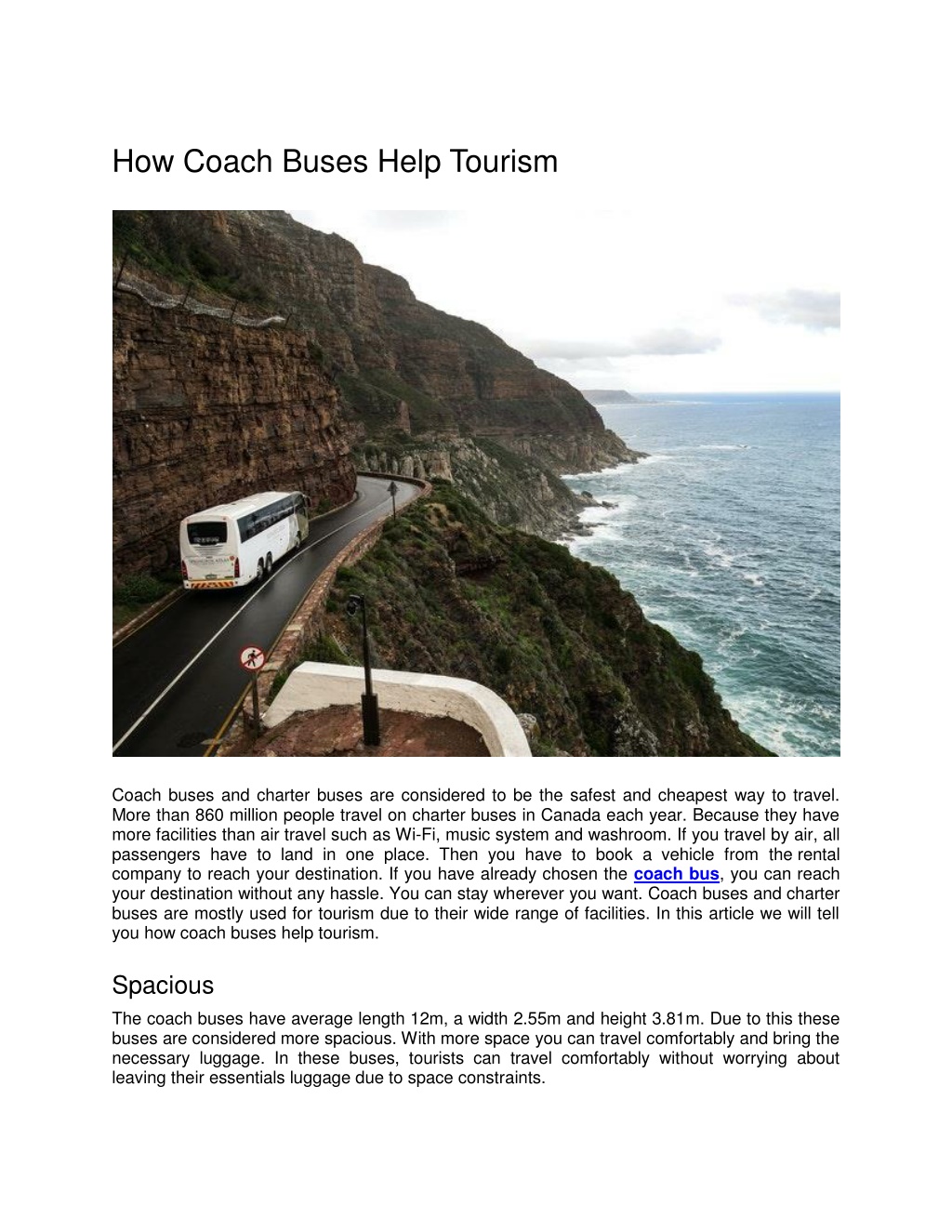 PPT - How Coach Buses Help Tourism PowerPoint Presentation, free ...