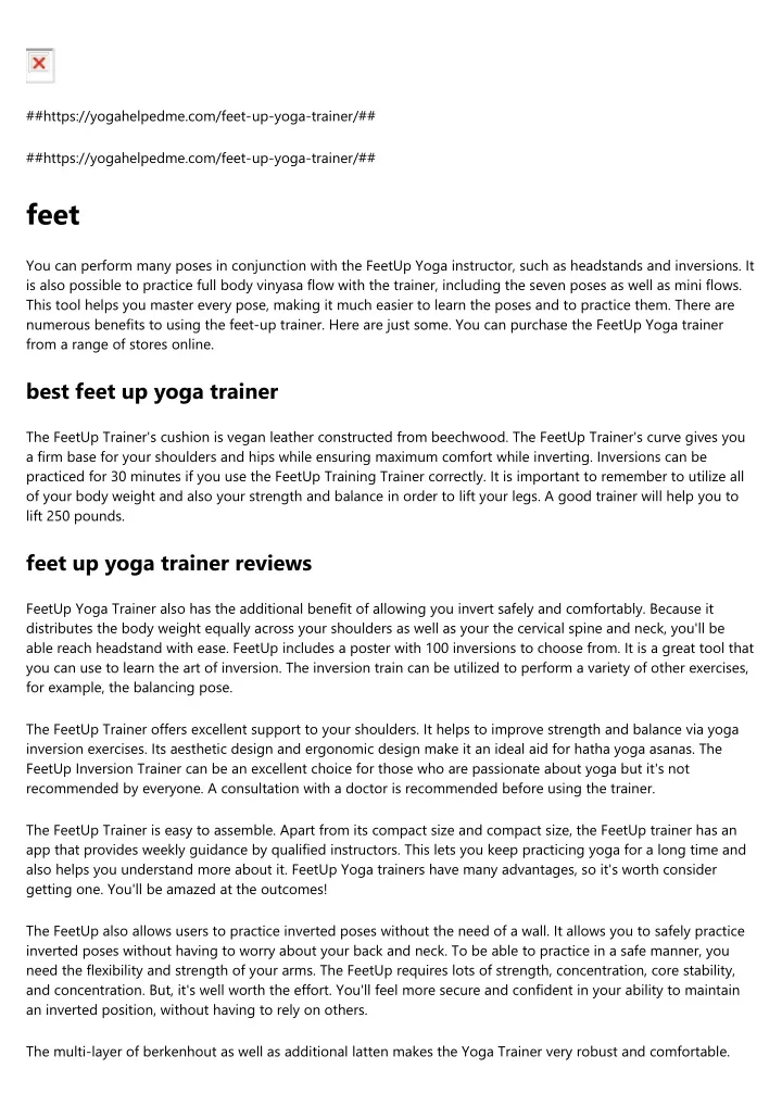 PPT - best feet up yoga trainer PowerPoint Presentation, free download ...