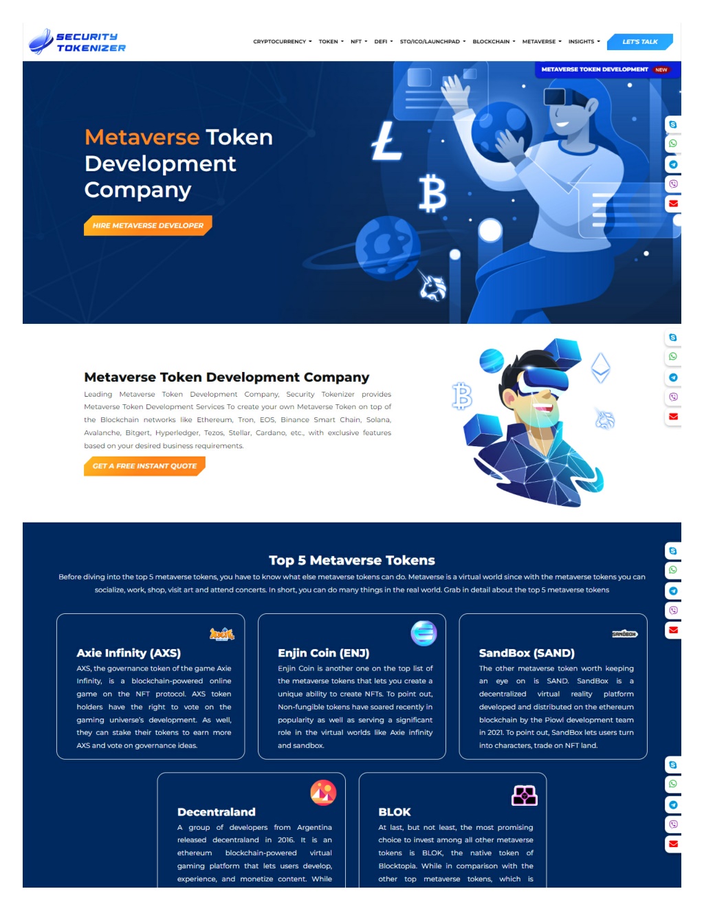 PPT - Metaverse Token Development Services Company - Security Tokenizer PowerPoint Presentation ...