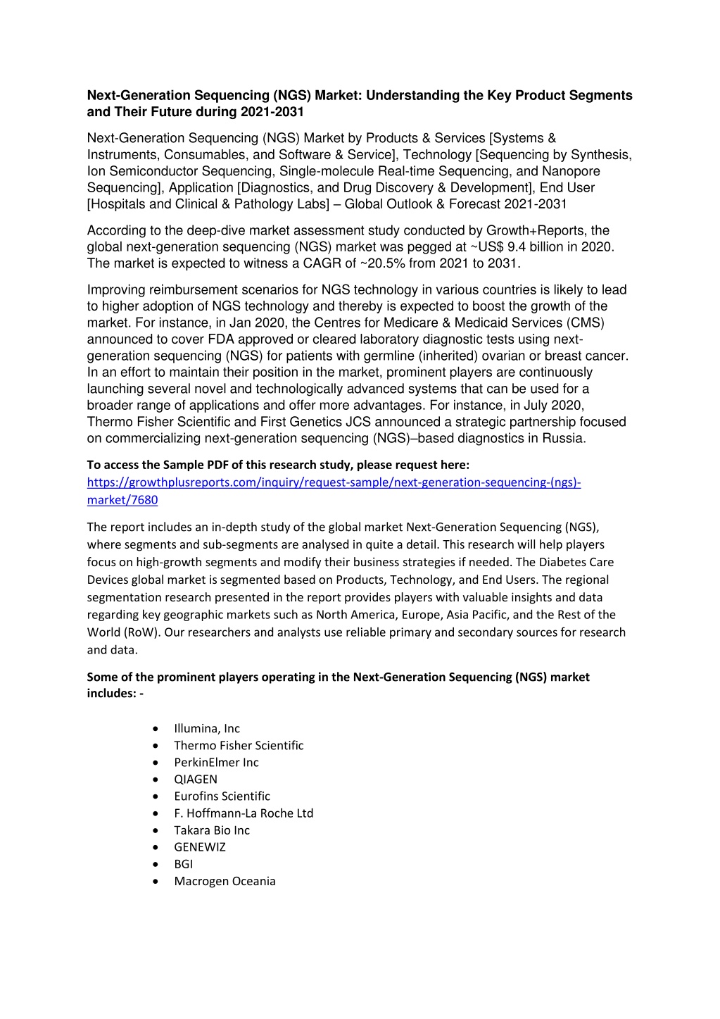 PPT - Next-Generation Sequencing (NGS) Market-converted PowerPoint ...
