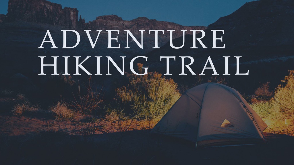 PPT - Adventure Hiking Trail PowerPoint Presentation, free download ...