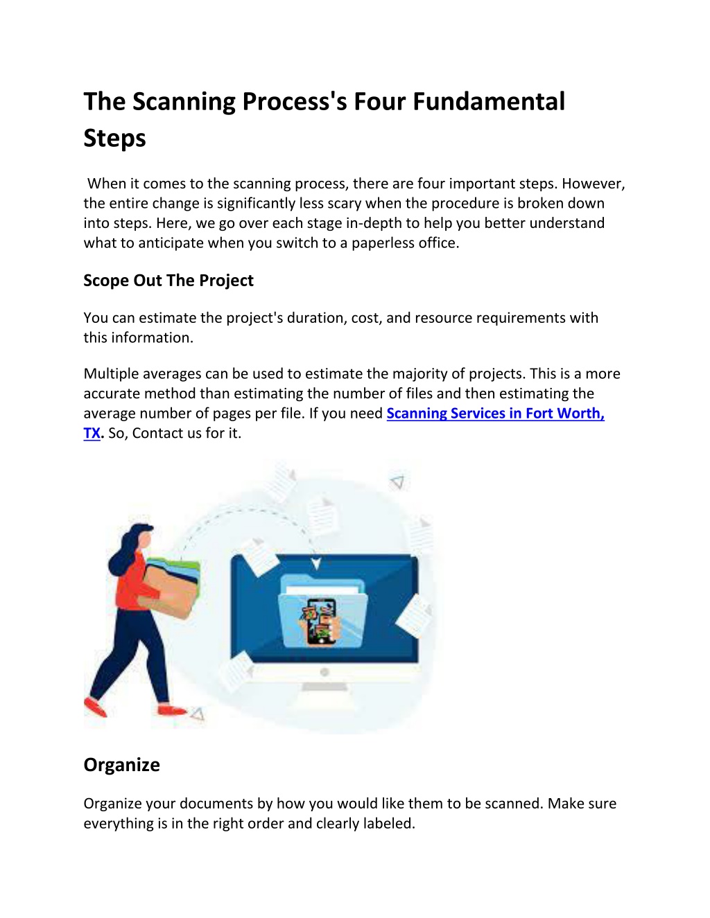 PPT - The Scanning Process's Four Fundamental Steps PowerPoint ...