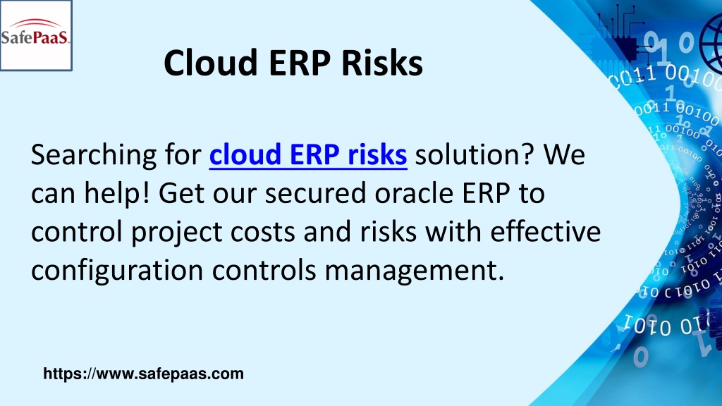 PPT - Cloud ERP Risks PowerPoint Presentation, free download - ID:11433436