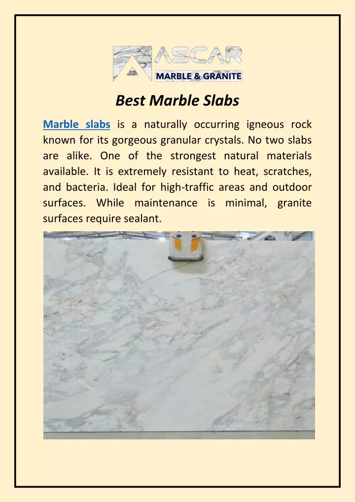 PPT - Best Marble Slabs PowerPoint Presentation, free download - ID ...
