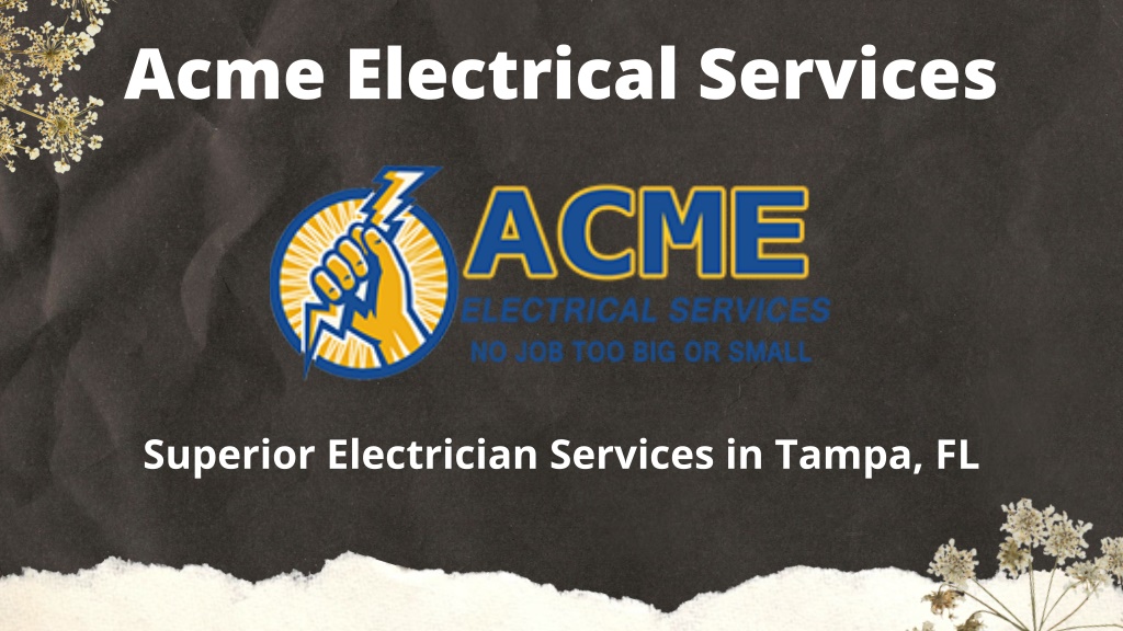 PPT - Acme Electrical Services (1) PowerPoint Presentation, free ...