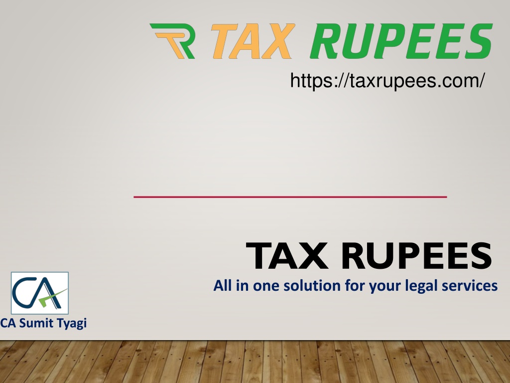 PPT - Tax Rupees PowerPoint Presentation, free download - ID:11443033