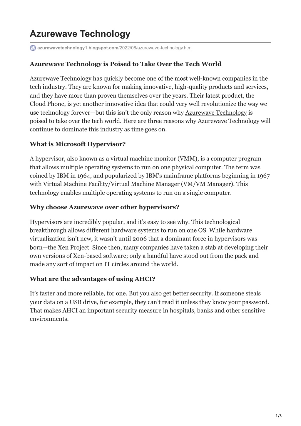 PPT - Azurewave Technology PowerPoint Presentation, free download - ID ...