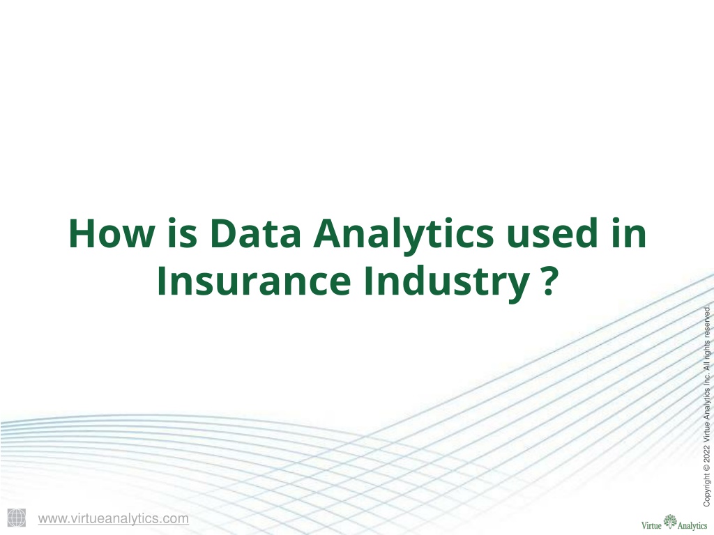 PPT - How is Data Analytics used in Insurance Industry PowerPoint ...