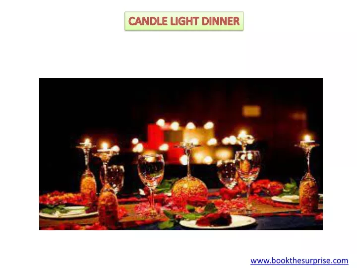 PPT - Candle night dinner-KOLKATA PowerPoint Presentation, free ...
