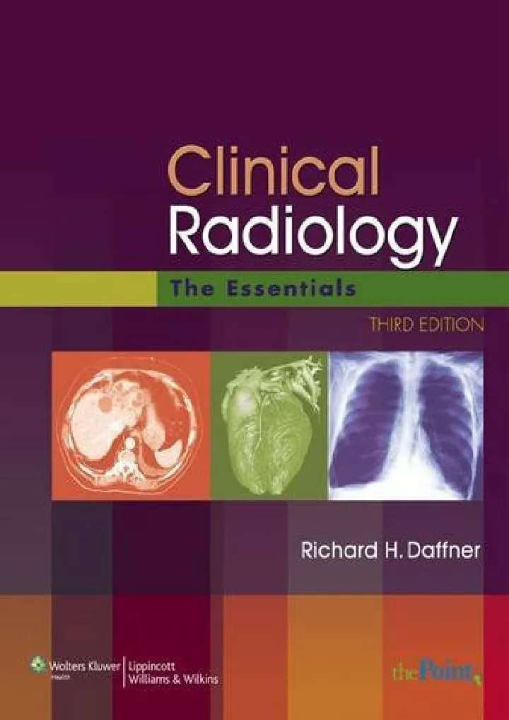 PPT - EPUB Clinical Radiology The Essentials Daffner Clinical Radiology ...