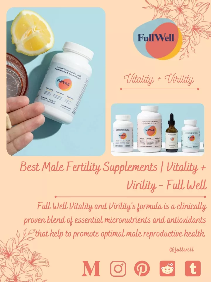 PPT - Best Male Fertility Supplements | Vitality Virility - Full Well ...